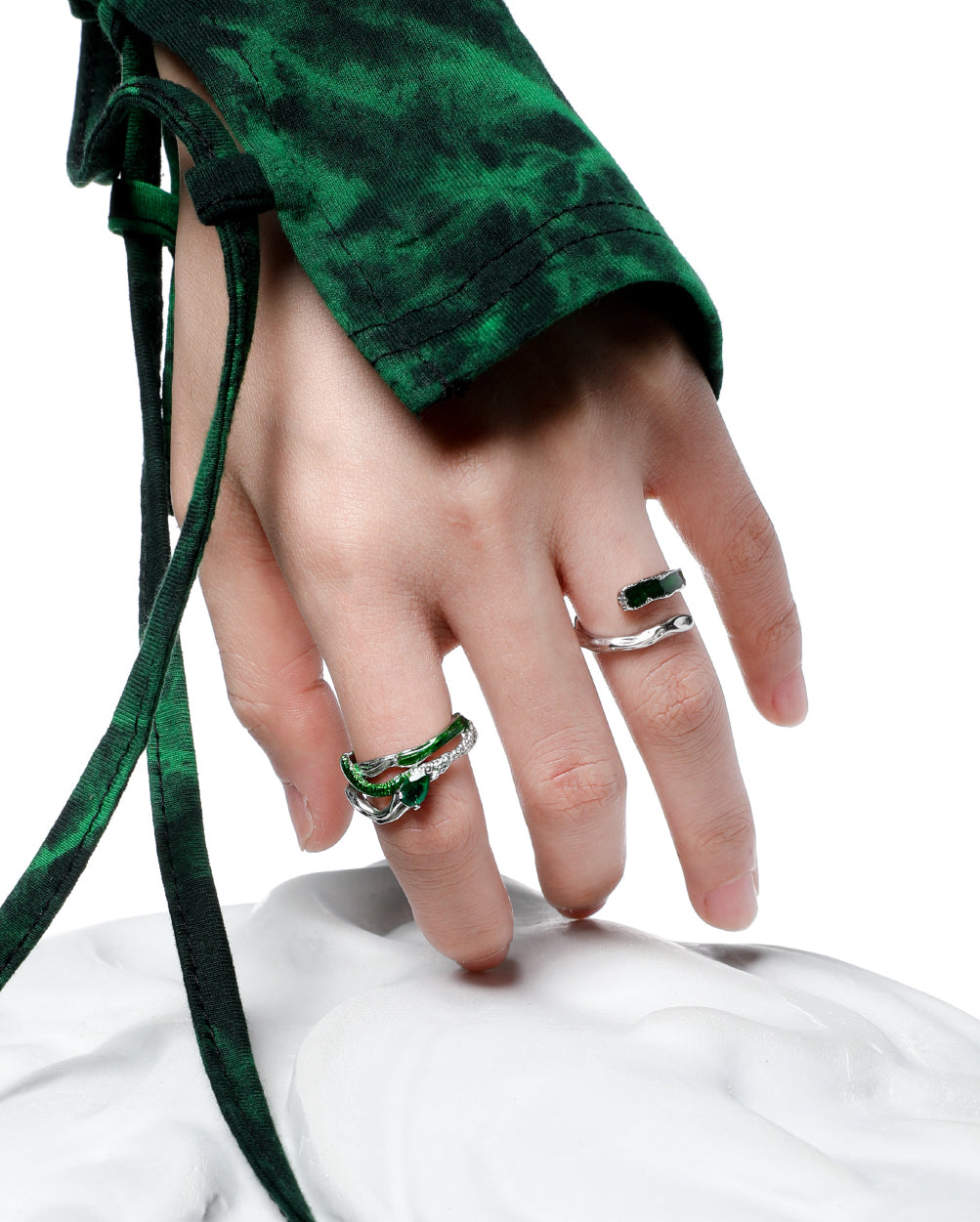 [1ST XULIE] Green Snake Ring01 pg953 – Punkgram