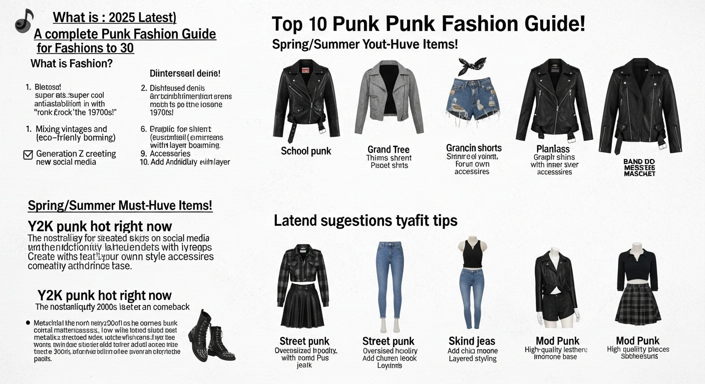 [2025 Latest] The Complete Guide to Punk Fashion 🔥 – Punkgram
